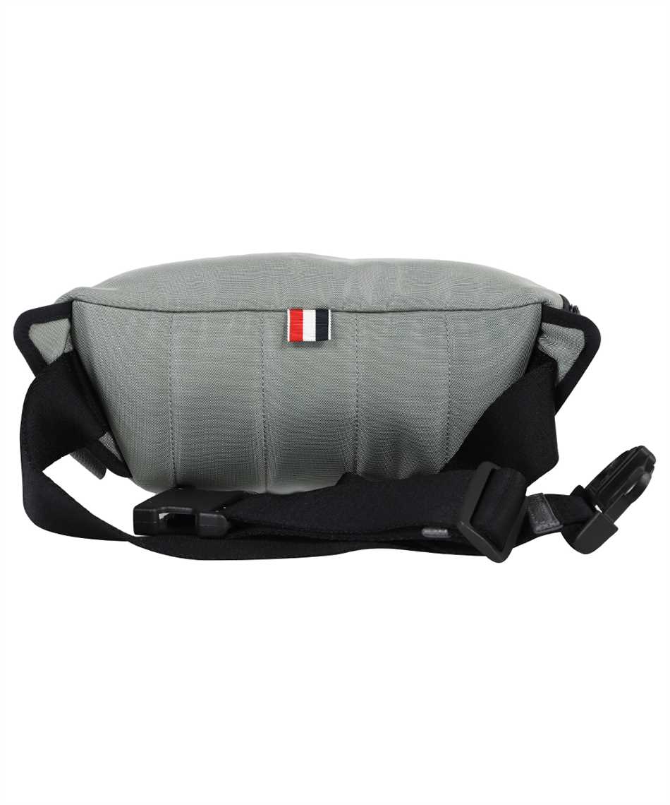 Thom Browne MAG324A 07661 4BAR APPLIQUE STRIPE IN NYLON Belt bag Grey